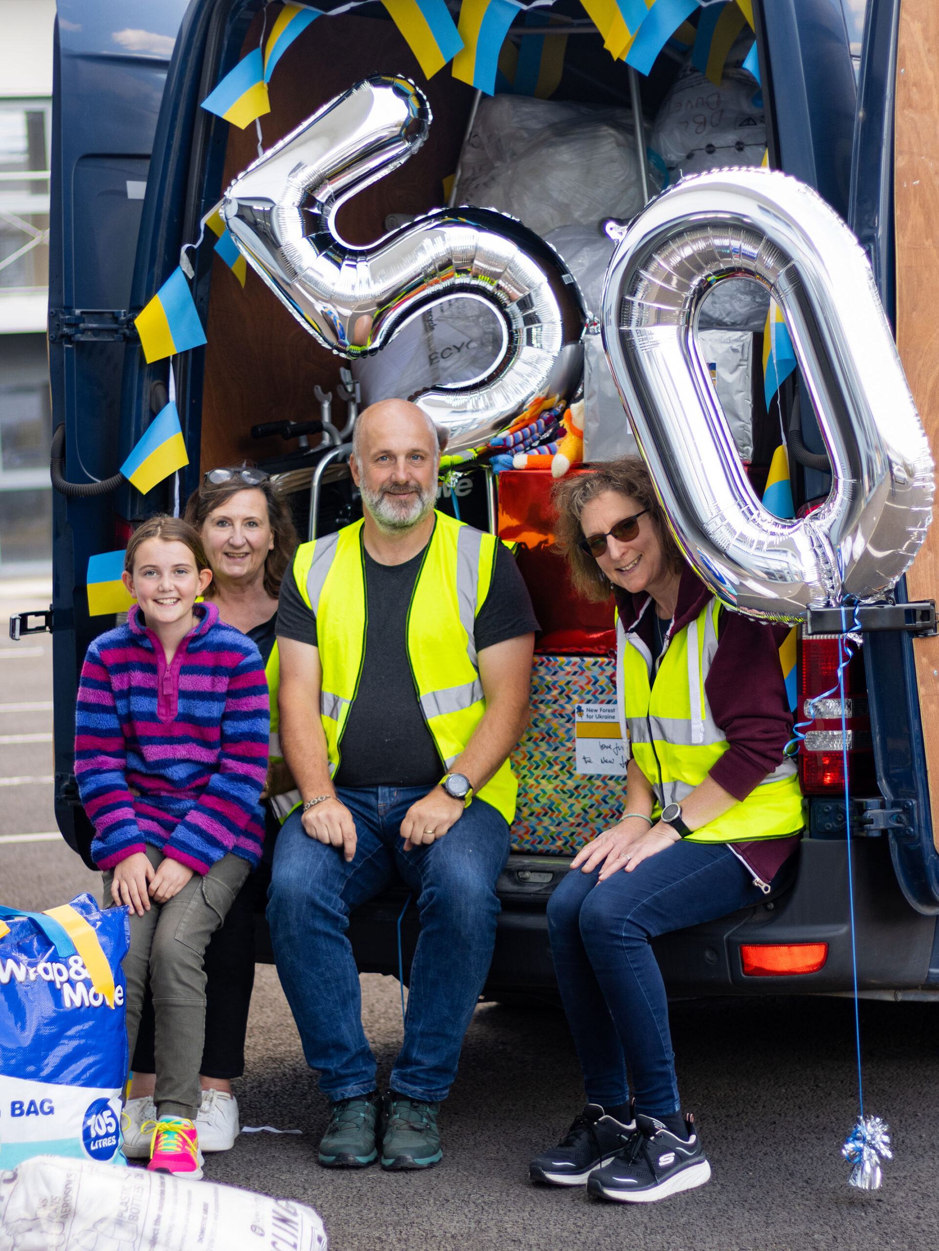 NEW FOREST: New Forest for Ukraine celebrate 50 vans of aid - Minerva ...